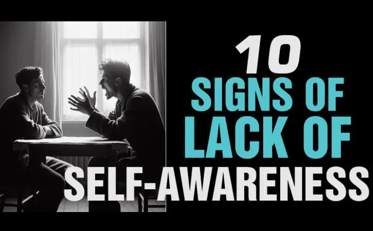 10 Signs You Lack Self Awareness The Ability To Recognize Thoughts